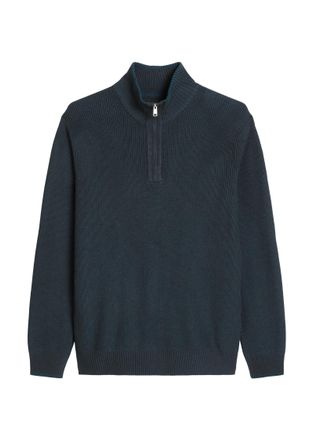 Marc O'Polo Troyer Regular aus softem Baumwolle-Schurwolle-Mix XXL, dunkelblau