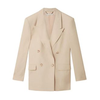 Stella McCartney Zweireiher-Jacke - - Jackets - Damen - Beige - S
