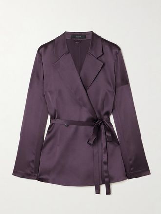 Joseph Joubert Blazer Aus Seidensatin - Lila