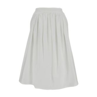 Simone Rocha Pressed Rosette Basque Skirt - - Skirts - Damen - Wei&szlig; - XS