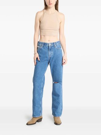 Calvin Klein Distressed-Jeans - Blau