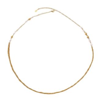 Dansk Copenhagen Linnea Lange Halskette - - Accessories - Damen - Gelb - ONE SIZE