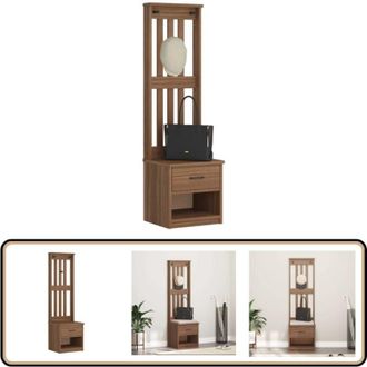 vidaXL vidaXL Portemanteau SANDENS 45x40x159,5 cm bois massif pin