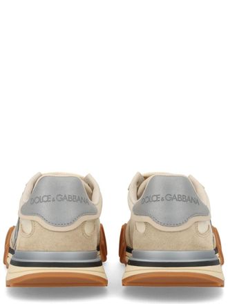 Dolce & Gabbana Polyamide and Leather Sneaker - Beige