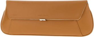 Amina Muaddi Lattesilver Clutch