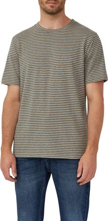 s.Oliver Meliertes Ringel-Shirt mit Crew Neck