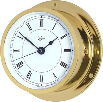Barigo 1187 Star Schiffsuhr Messing 110mm