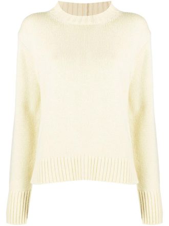 Jil Sander pull &agrave; col rond - Jaune