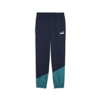 Puma Pantalons tiss&eacute; colourblock PUMA Power Homme, Accessoires, Bleu, XXL