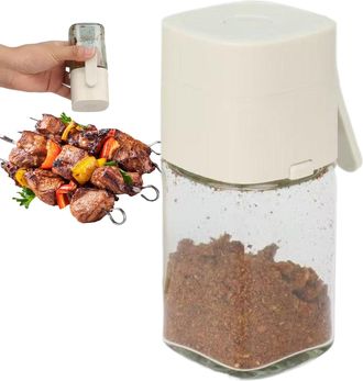 Generic Salzstreuer Aus Glas - Salz- Und Gew&uuml;rzflasche F&uuml;r Die K&uuml;che, Salzstreuer Aus Glas Mit Deckel Im Lieferumfang Enthalten | Pr&auml;zise Dosierflasche Zum Gr