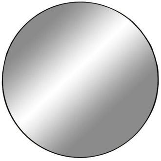 M&S Collection Miroir rond 80 cm en acier noir