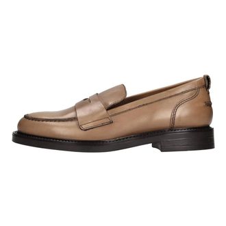 Carmens Leder Mokassins - - Shoes - Damen - Braun - 38 EU
