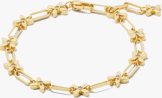 Kate Spade New York Kate Spade Heritage Bloom Line Armband f&uuml;r Frauen in Klar/Gold
