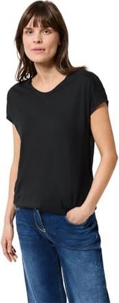 Cecil T-Shirt pour Femme, Noir, M