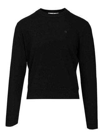 Acne Studios Pull Col Rond - Noir