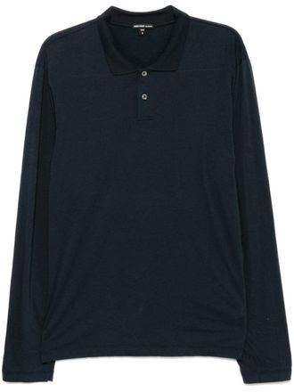 James Perse polo Luxe Lotus - Bleu