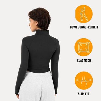 Smilodox Outdoorjacke Nuvolis Trainingsjacke Damen, atmungsaktive Jacke f&uuml;r Gym & Freizeit Slim Fit, Stehkragen, elastisch, sportlich, funktional