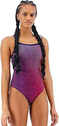 TYR Durafast Elite Cutoutfit Maillot de Bain pi&egrave;ce, Pink Flux, 28 Femme