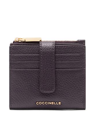 Coccinelle Metallic-Portemonnaie mit Rei&szlig;verschluss - Violett