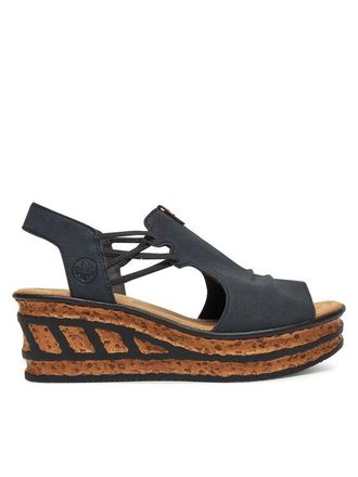 Rieker Sandalen 68175-14 Dunkelblau