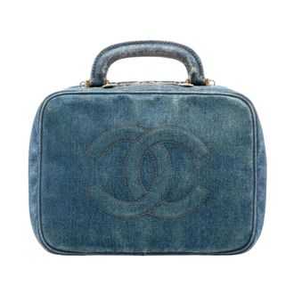 Chanel Pre-owned Handle Vanity Case - - Pre-owned - Damen - Blau - ONE SIZE