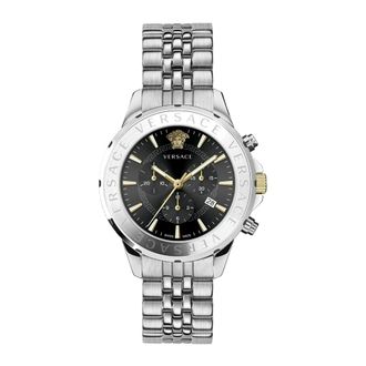 Versace Chronograph Uhr - - Accessories - Herren - Grau - ONE SIZE