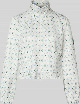 Marc Cain Regular Fit Blazer mit Stehkragen und Zweiwege-Rei&szlig;verschluss