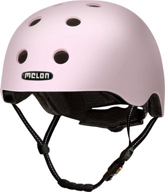 Melon »Tokyo« Leichter und Cooler Fahrradhelm für Damen, Herren und Kinder mit maximalem Schutz Größe XL-XXL (52-58 cm) Rosa Pink Pastell Einfarbig