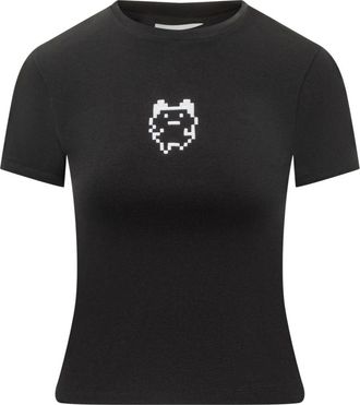 Coperni Femme, Tops, Noir, Taille: 42 FR Tamagotchi Baby Tee