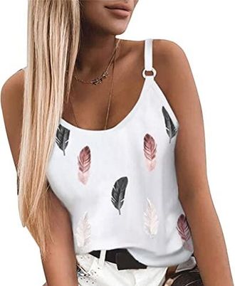 ORANDESIGNE D&eacute;bardeur d&eacute;t&eacute; pour Femme Couleur Unie Col en V sans Manches D&eacute;bardeur Ample T-Shirt &agrave; Boutons Couleur Unie D&eacute;contract&eacute; Coupe ajust&eacute;e C Rose 5XL