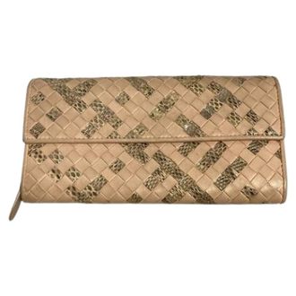 Bottega Veneta Portefeuille en cuir Pre-owned - Femme - Pre-owned - Rose - Taille: ONE Size