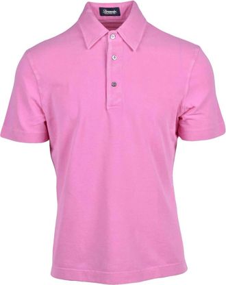 Drumohr Homme, Tops, Rose, Taille: L Polo Chemises