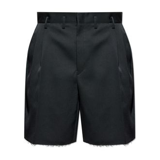 Maison Margiela Wollshorts im Vintage-Look - - Shorts - Herren - Schwarzk - L