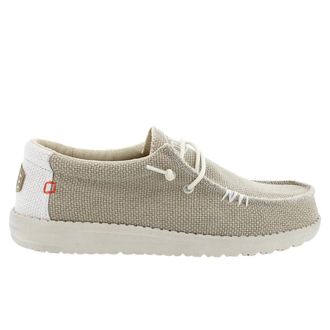 Hey Dude Homme, Chaussures, Beige, Taille: 44 EU Mocassin Beige en Tissu pour Homme