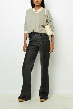 Gerard Darel Pull V en cachemire - JANETTE - Gris Chin&eacute;