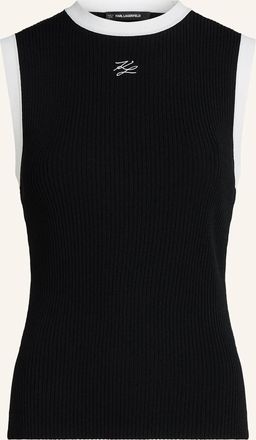 Karl Lagerfeld Top schwarz