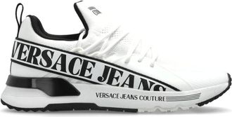 Versace Jeans Couture Homme, Chaussures, Blanc, Taille: 41 EU Chaussures de sport avec logo imprim&eacute;