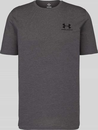 Under Armour Regular Fit Sport-T-Shirt aus Baumwoll-Mix