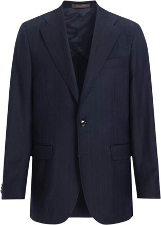 Oscar Jacobson Homme, Vestes, Bleu, Taille: M Fellow Regular Fit Blazer