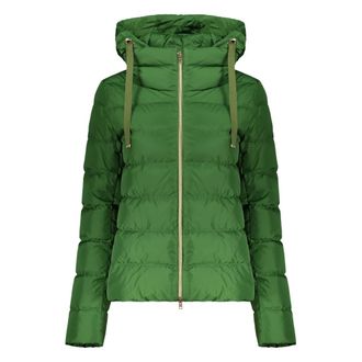 Herno Pufferjacke mit Kapuze und Rei&szlig;verschluss - - Jackets - Damen - Gr&uuml;n - XS