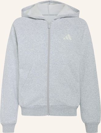 adidas Sweatjacke Seasonals Collegiate Typography Full Zip grau