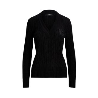 Ralph Lauren Meren Pull &agrave; Manches Longues - Femme - Pulls - Noir - Taille: 38 FR