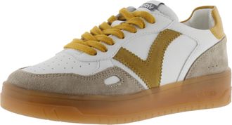 Victoria Low-Top Unisex Seul Leder-Effekt & Farbige & Spaltleder Teile Im Kontrast 1257125 für Erwachsene Mostaza 36