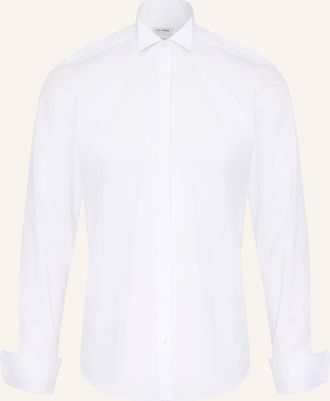 Olymp Smoking-Hemd Level Five Body Fit Mit Umschlagmanschette weiss