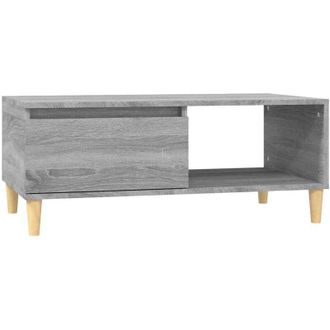 vidaXL Couchtisch Grau Sonoma 90x50x36,5 cm Holzwerkstoff Vidaxl