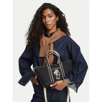 Polo Ralph Lauren Handtasche Polo Ralph Lauren 428P18488001 Schwarz