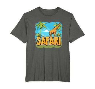 Safari Lustiges Kinderkost&uuml;m Safari Rede f&uuml;r Jungen und M&auml;dchen T-Shirt