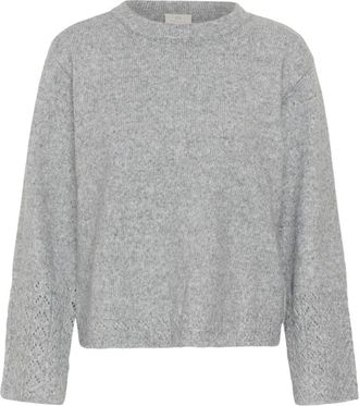 Kaffe Strickware - - Knitwear - Damen - Grau - L