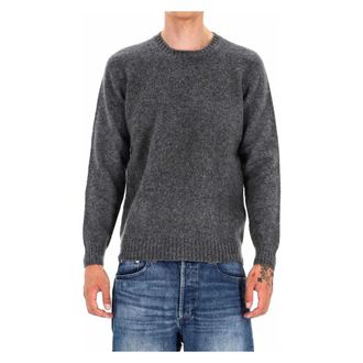 Drumohr Grauer Wollpullover - - Knitwear - Herren - Grau - L