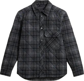 Woolrich Surchemise matelass&eacute;e en laine &agrave; carreaux - Homme - Vestes - Multicolore - Taille: XL